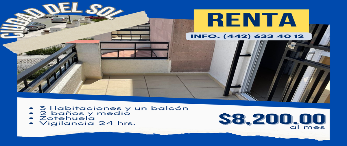 Renta casa en Ciudad del Sol #WHI303048, Colonia Ciudad del Sol Sección ...